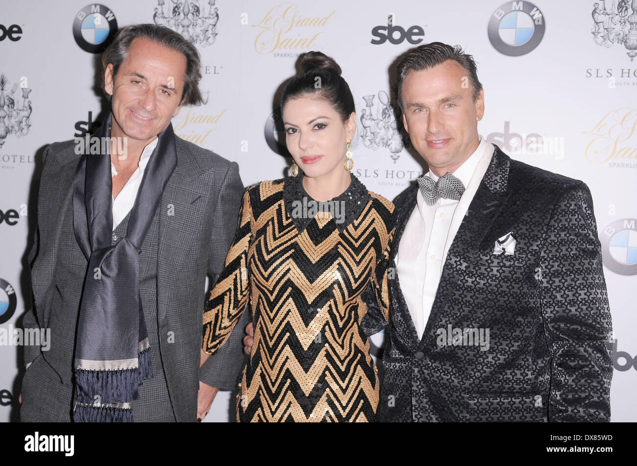 Frederick Mark, Adriana De Moura and Jonathan Yaskoff arrives at the ...