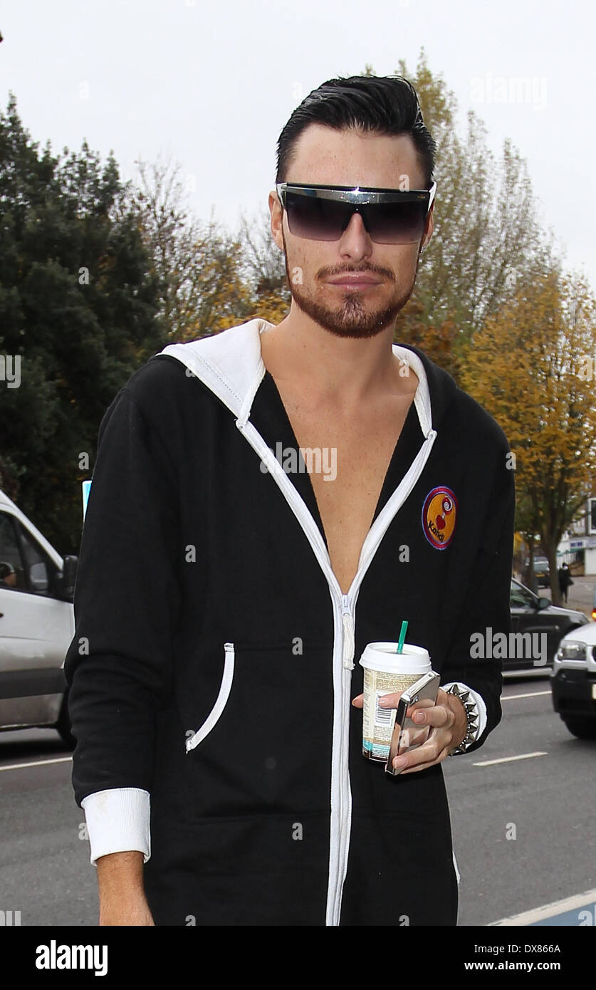 Rylan Clark The X Factor finalists at the rehearsal studios London ...