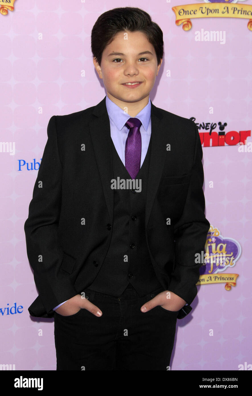 Zach Callison Los Angeles premiere of Disney Channel's 'Sofia The First ...