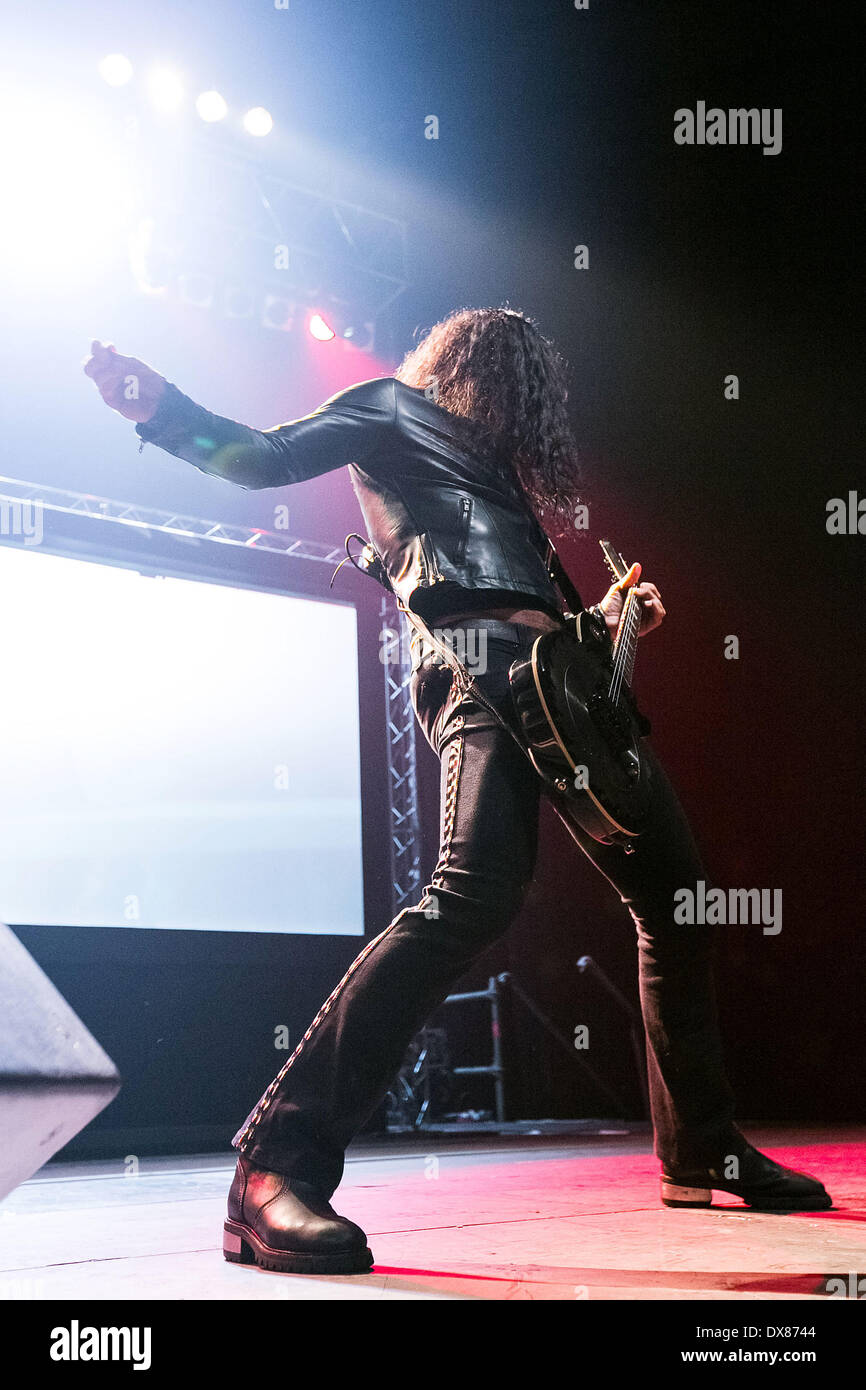 Doug Blair of W.A.S.P. performing live at Campo Pequeno. Lisbon ...