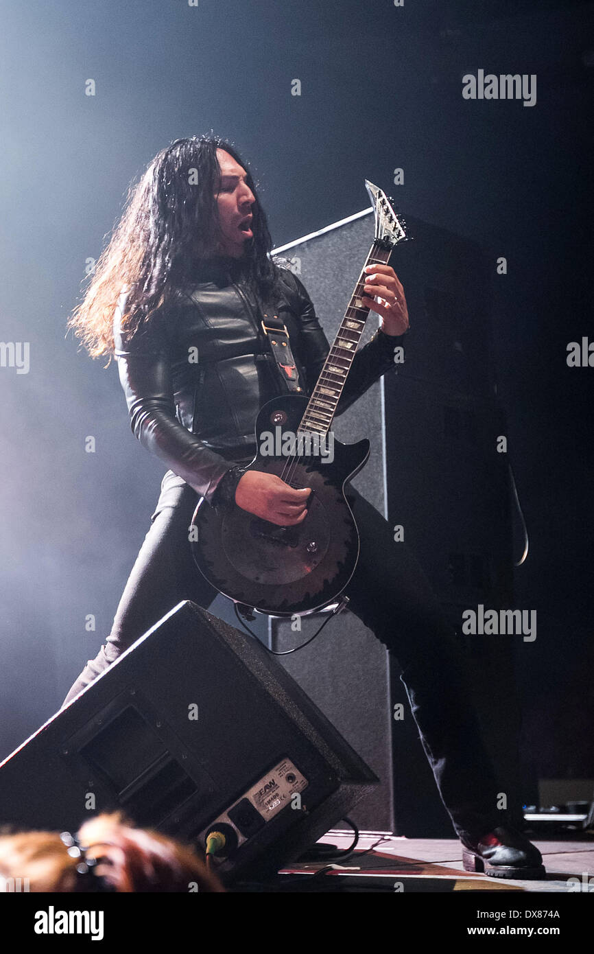 Doug Blair of W.A.S.P. performing live at Campo Pequeno. Lisbon ...
