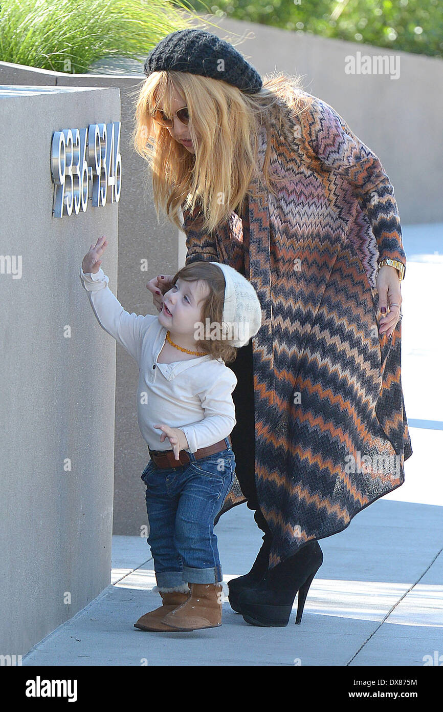 Rachel Zoe and her son Skyler out and about in West Hollywood Los ...