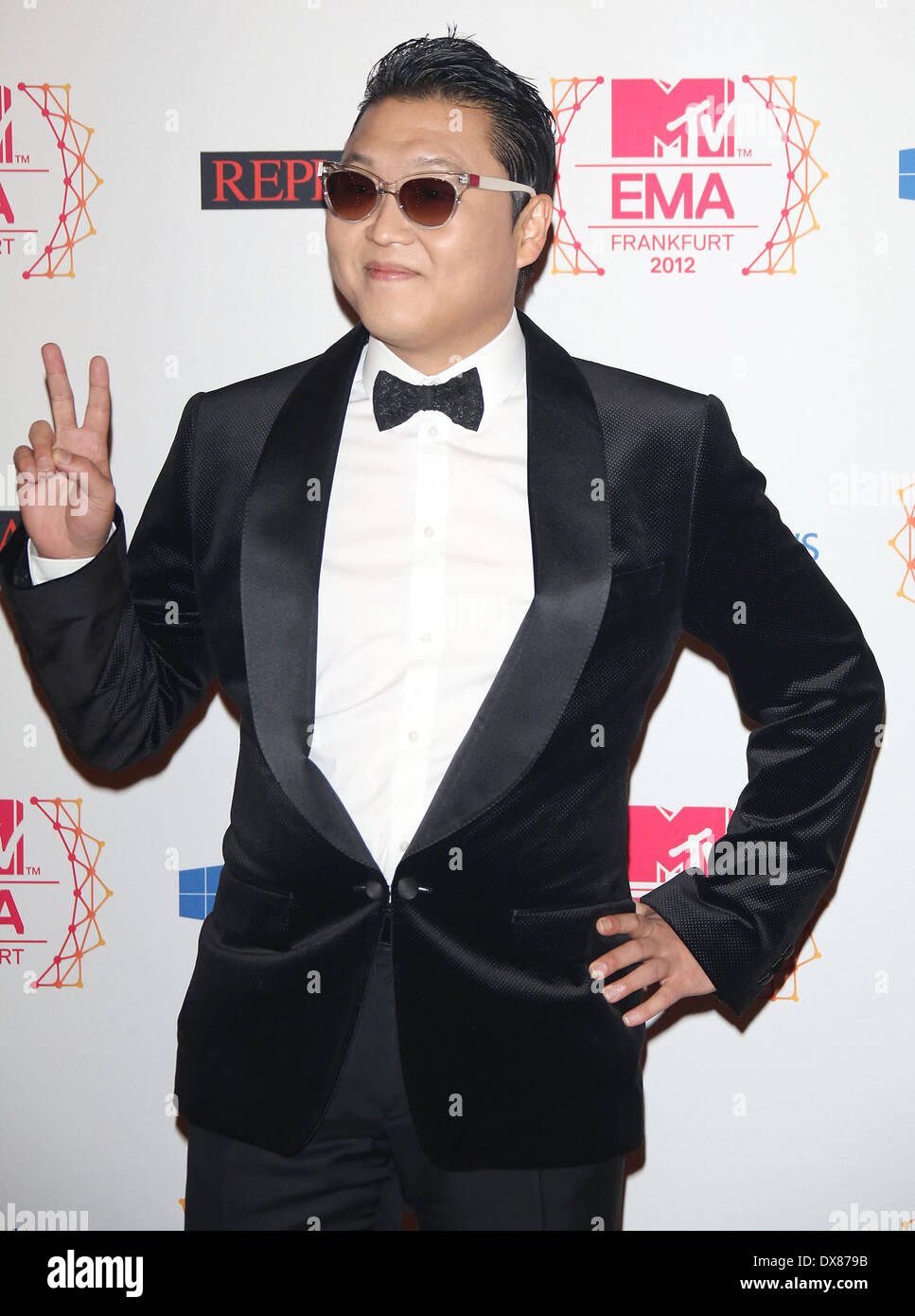 South Korean pop singer Psy The MTV EMA's 2012 held at Festhalle ...