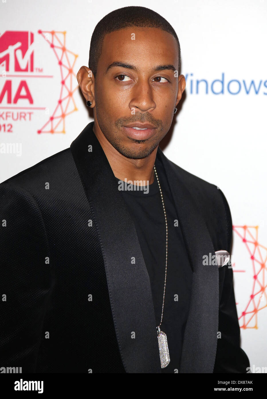 Actor Chris Bridges aka Rapper Ludacris The MTV EMA's 2012 held at ...