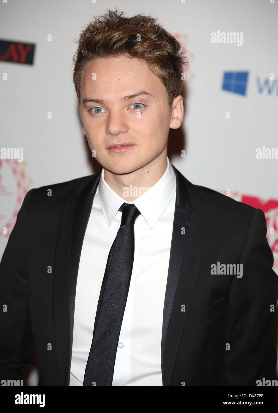 Brtish singer Conor Maynard The MTV EMA's 2012 held at Festhalle ...