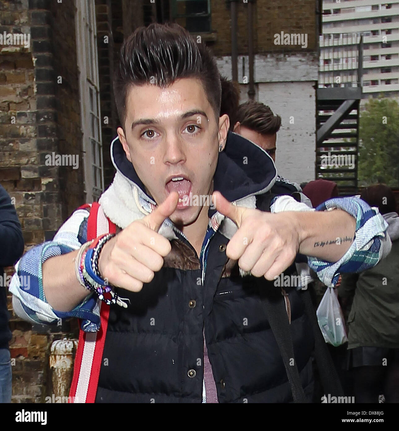 Jamie Hamblett aka JJ of Union J The X Factor finalists leave the ...