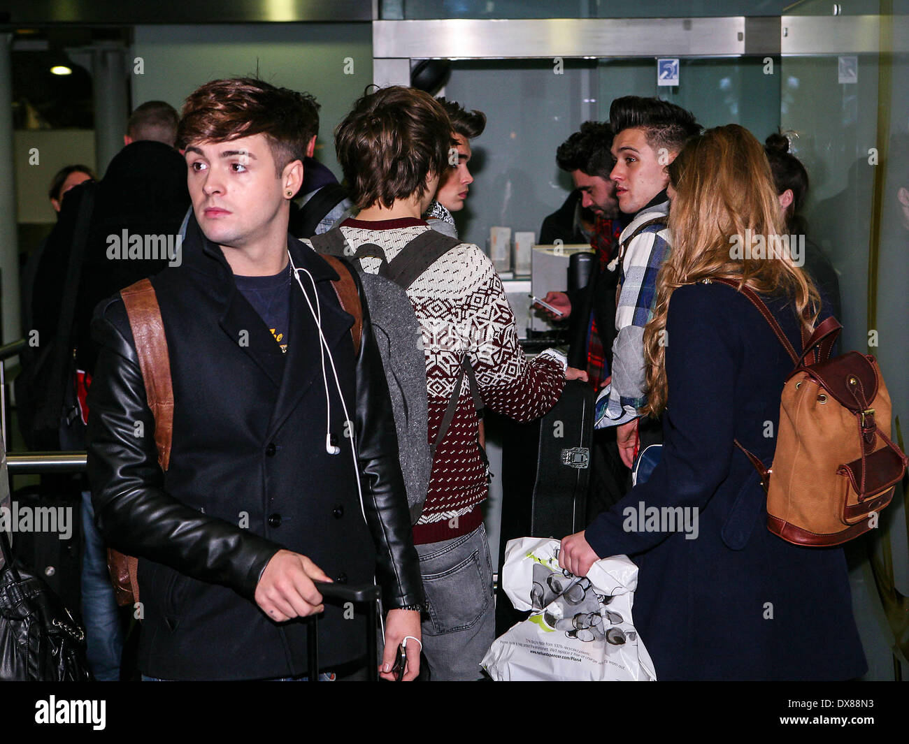 Jaymi Hensley, George Shelley, Jamie Hamblett and Josh Cuthbert of ...
