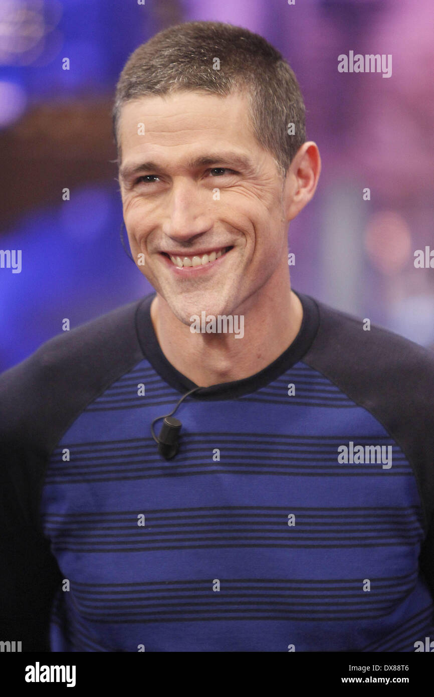 Matthew Fox appears on the Spanish TV show 'El Hormiguero' in Madrid ...