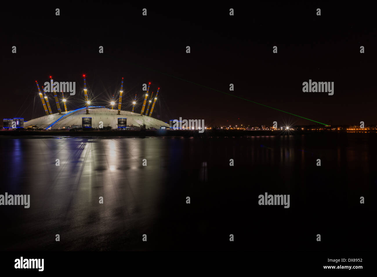 The O2 Arena at night; formerly known as the Millennium Dome and the ...