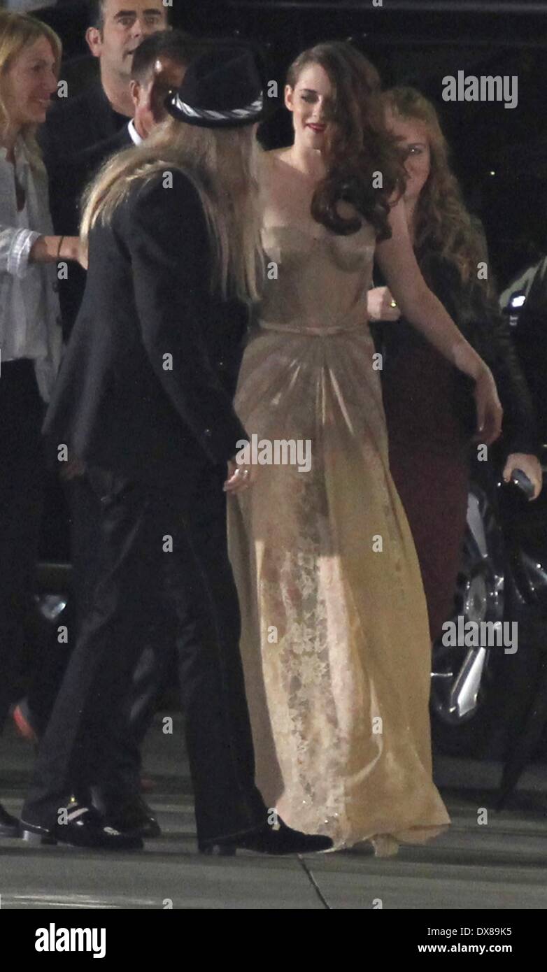 Kristen Stewart and her father John Stewart The premiere of 'The ...