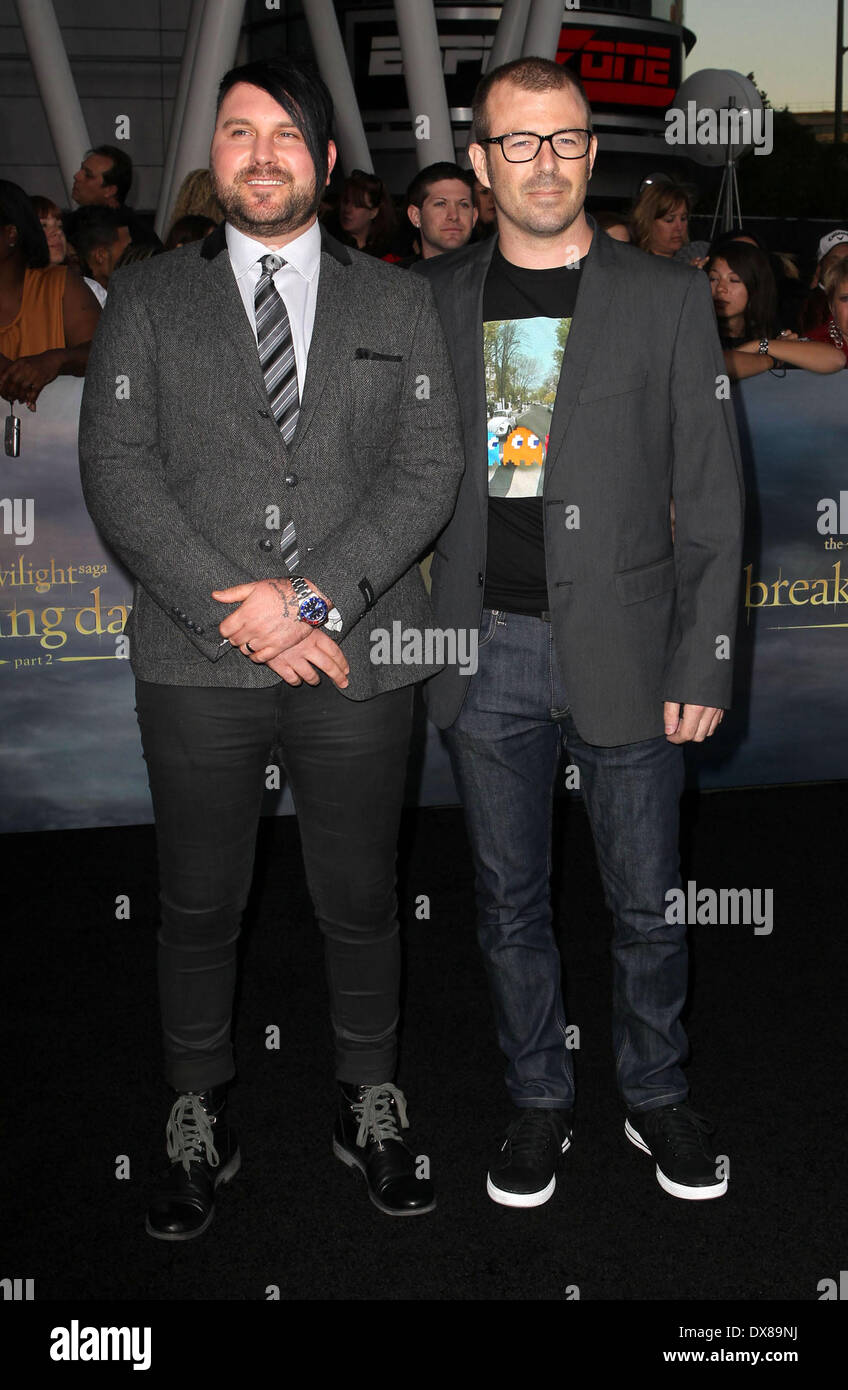 Vega Schenk, Andy Ellis at the premiere of 'The Twilight Saga: Breaking ...