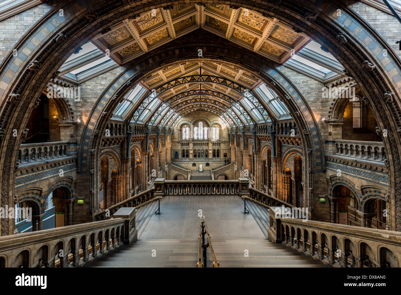 The Central Hall of the Natural History Museum in South Kensington ...