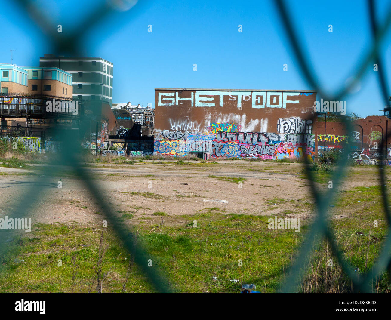 The english tower graffiti hi-res stock photography and images - Alamy