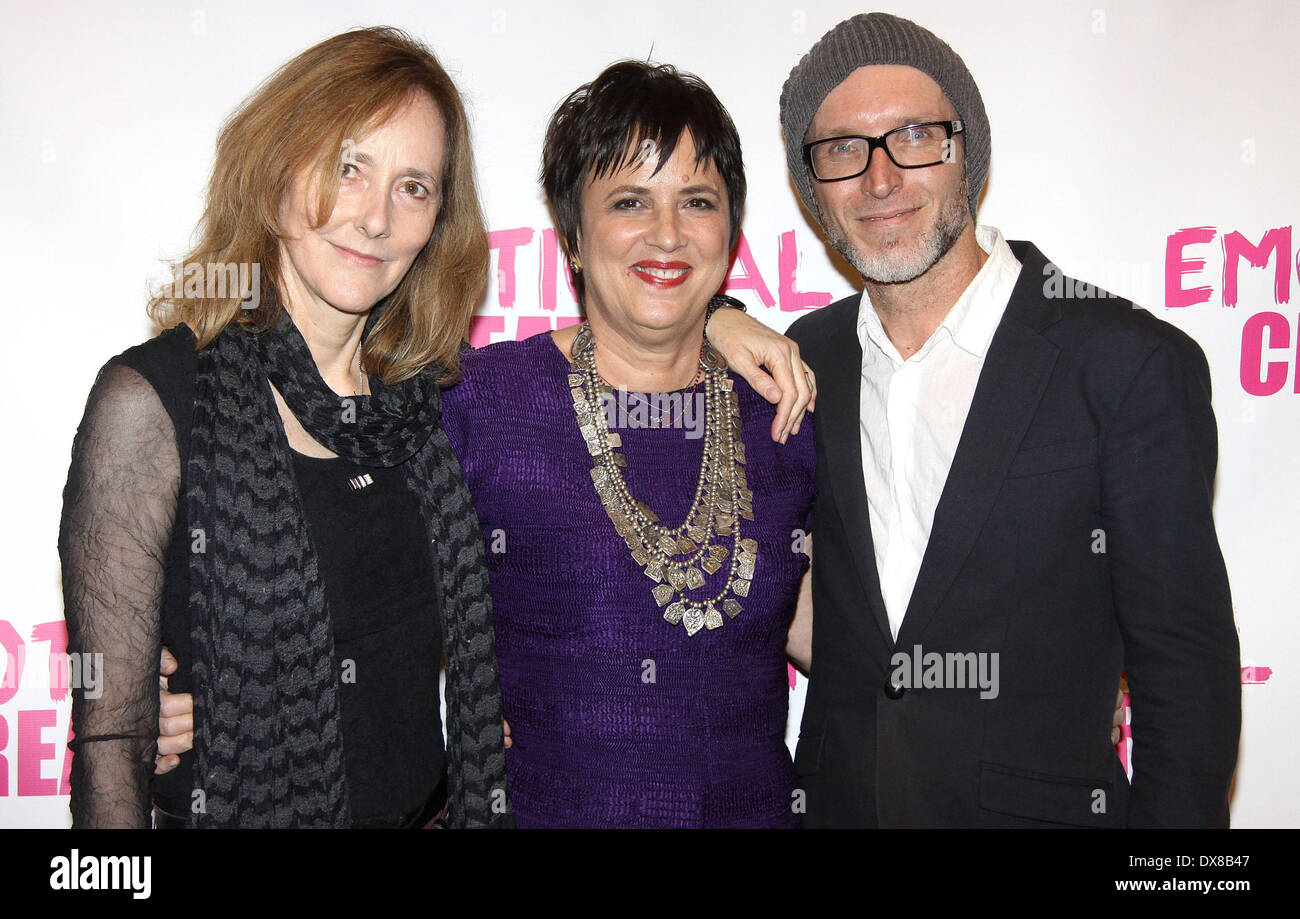 Jo Bonney, Eve Ensler and Charl-Johan Lingenfelder Opening night of the ...