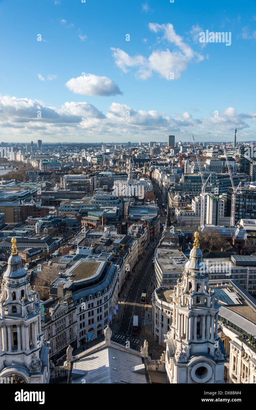 Views over West London & two West Towers of St Paul's Cathedral, one ...