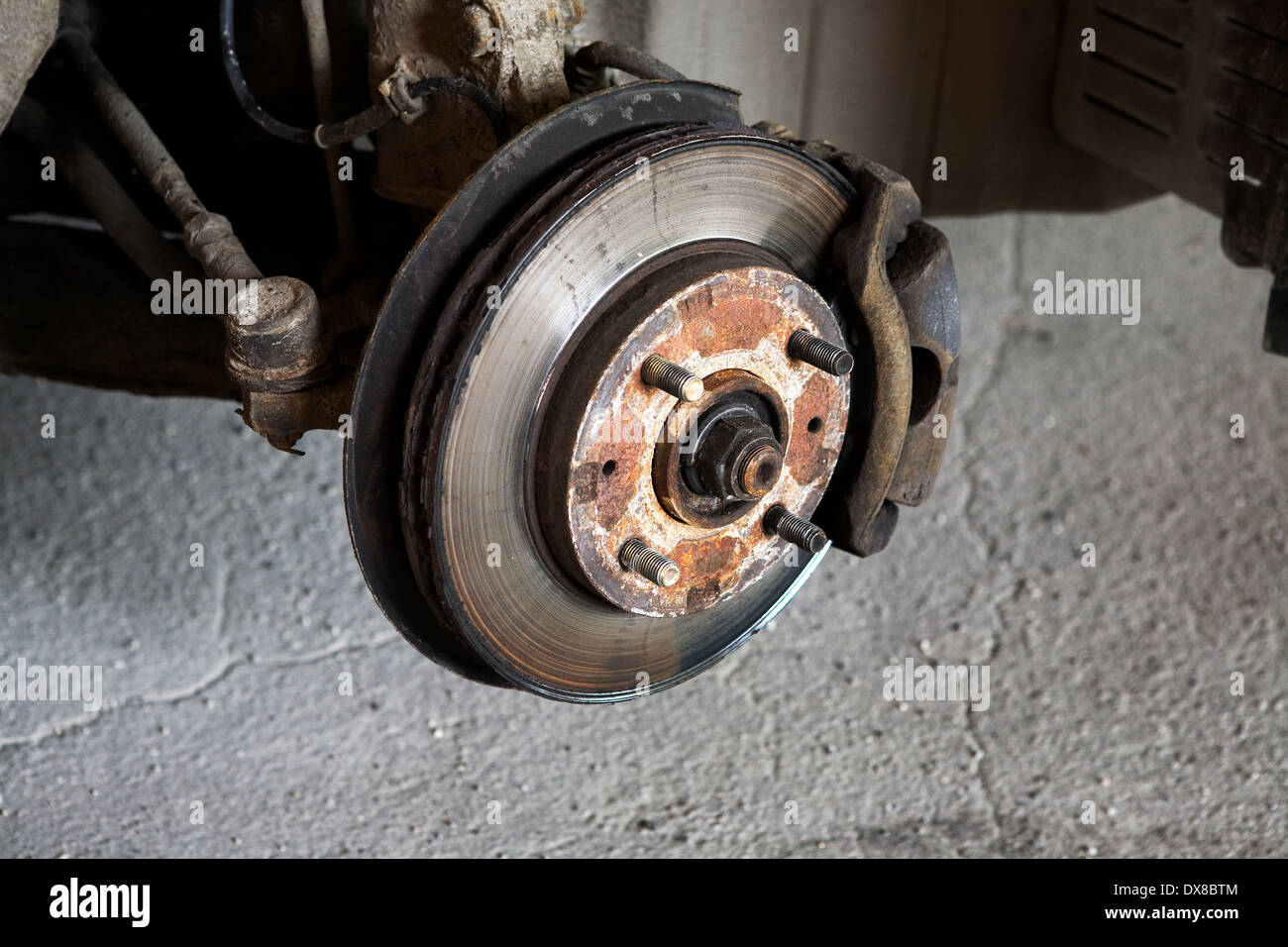 Car Break Detail Stock Photo - Alamy