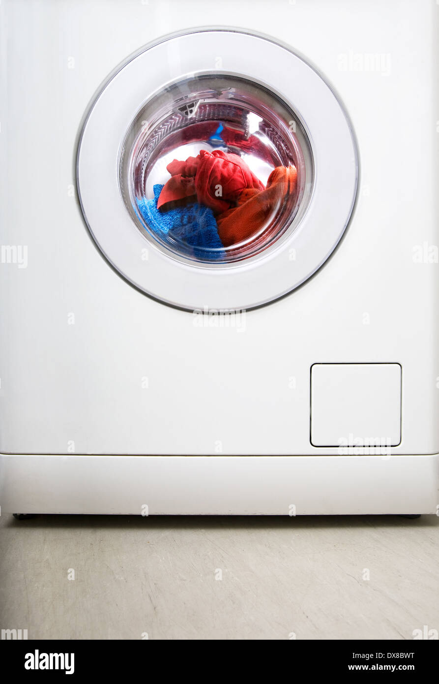 Laundry colourful washing machine hi-res stock photography and images ...