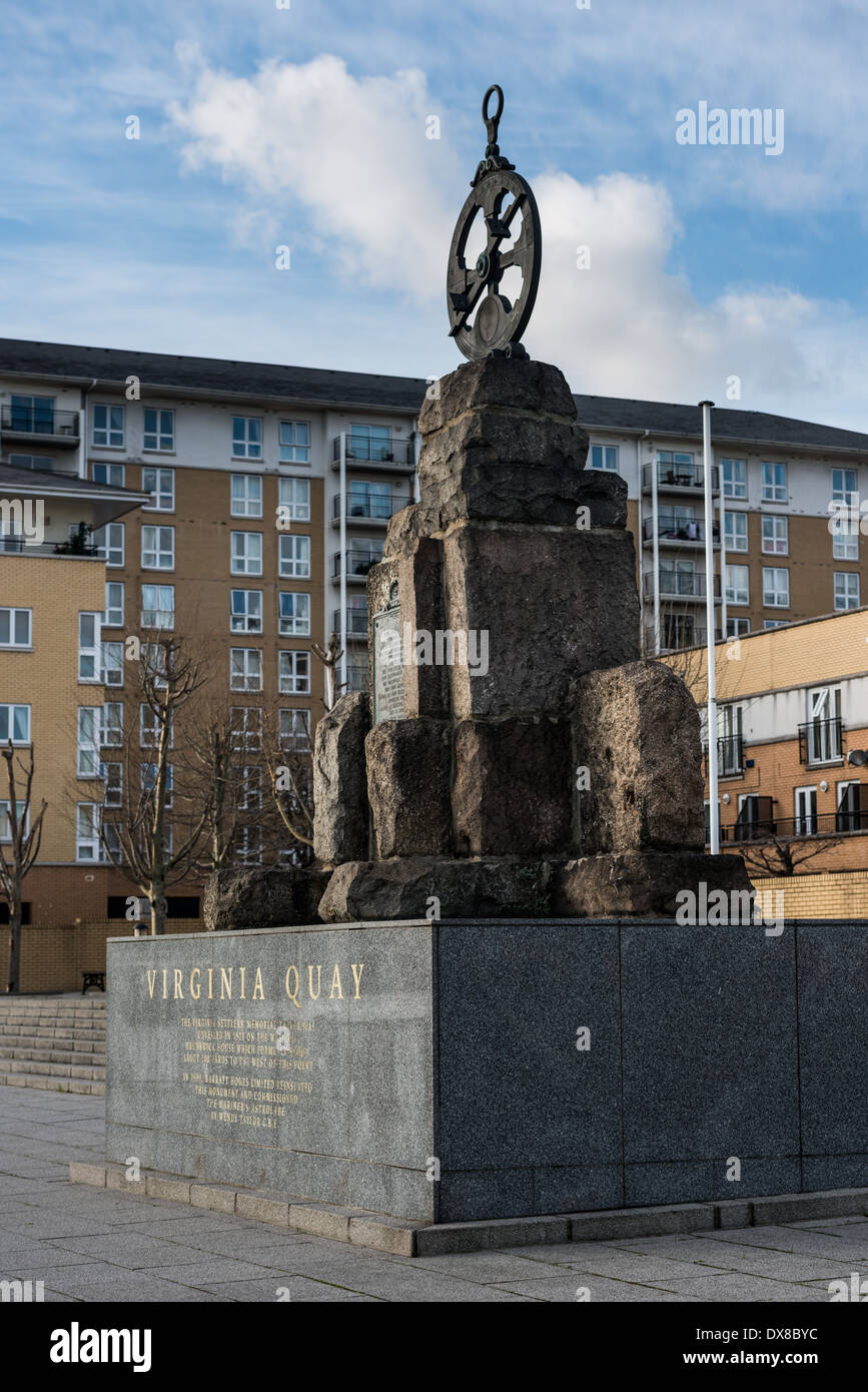 Virginia Quay in East London is on the spot where ships set sail from ...