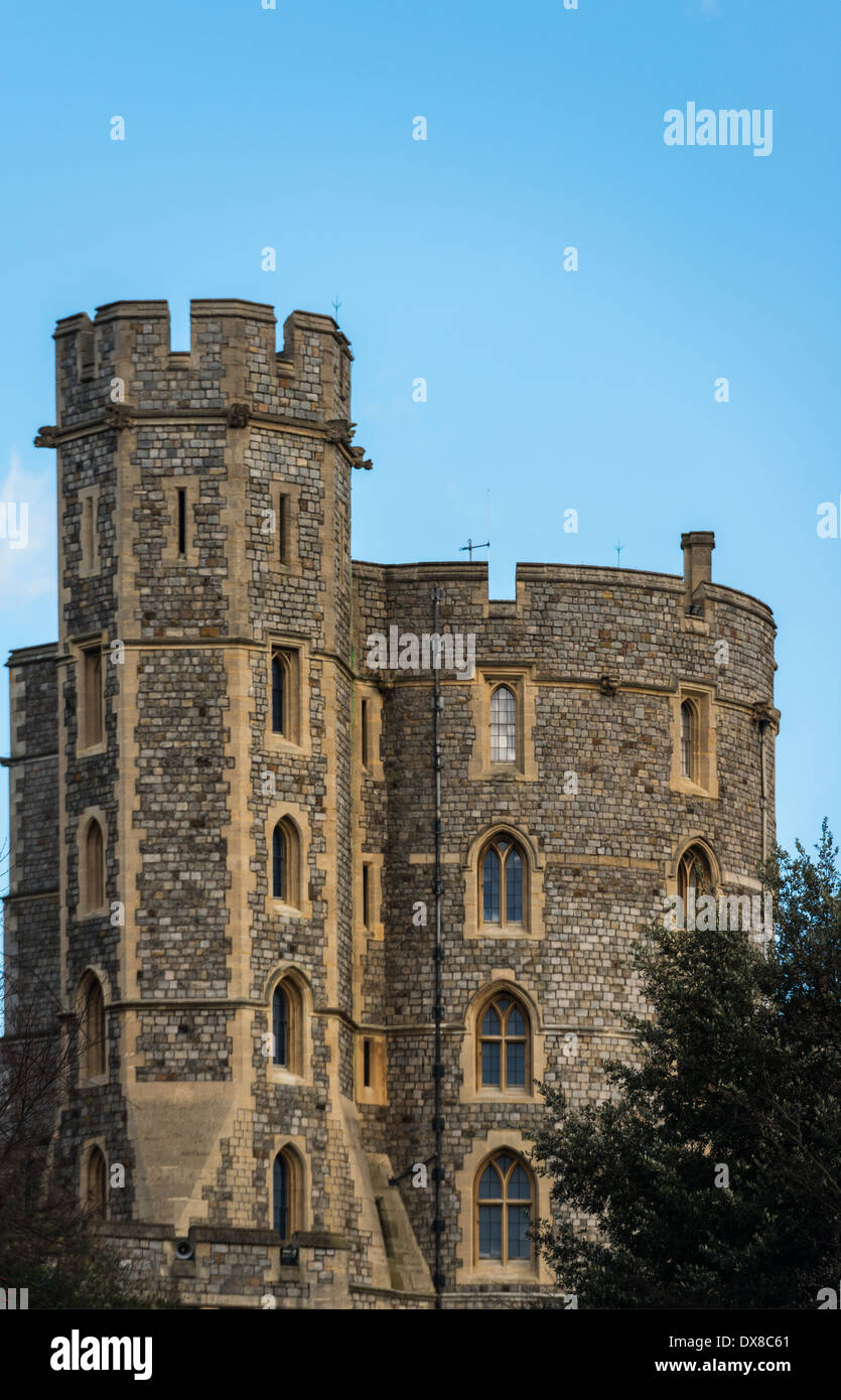 Windsor Castle; royal residence at Windsor in county of Berkshire ...
