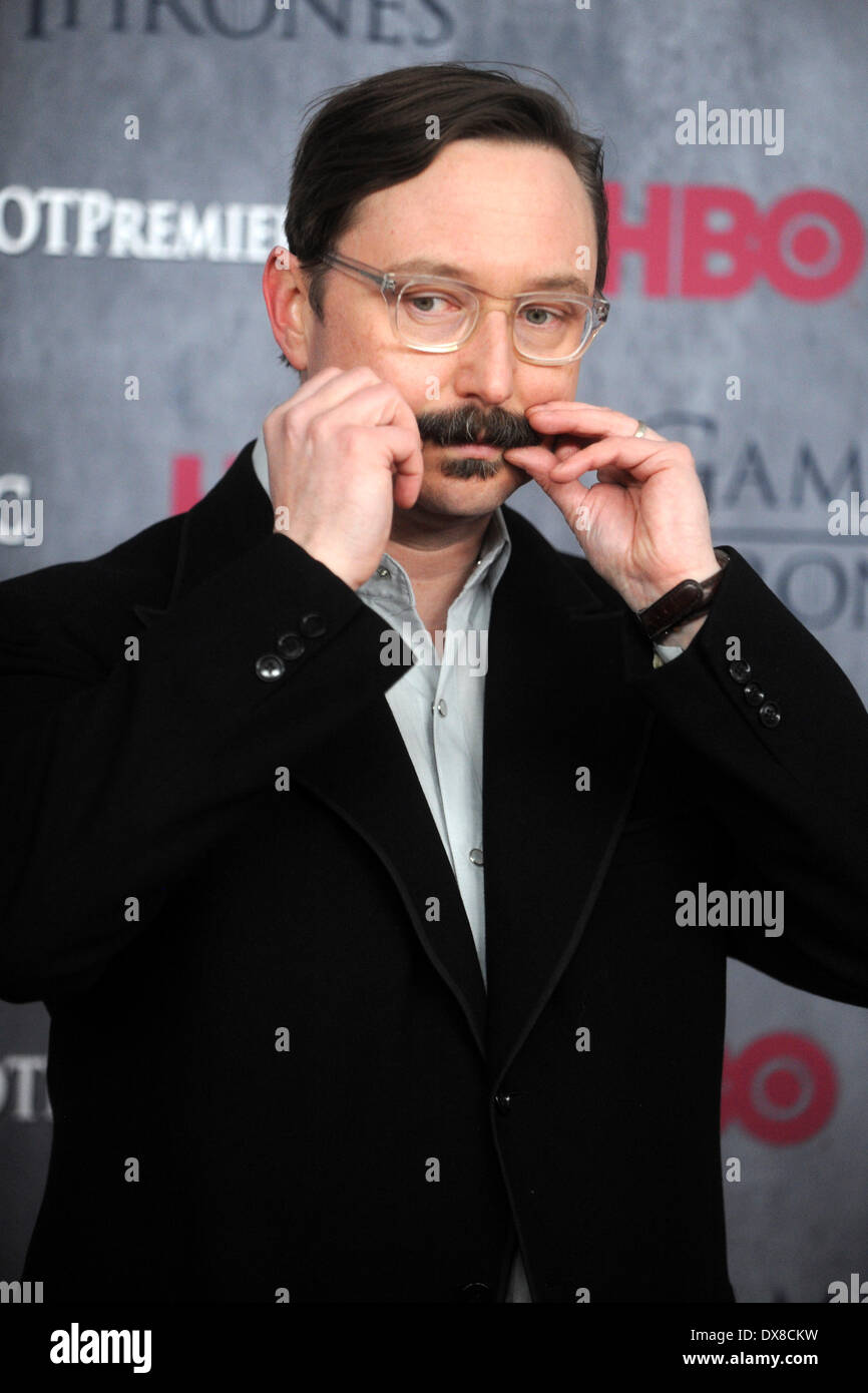 John Hodgman attending the 'Game Of Thrones' Season 4 premiere at Avery ...