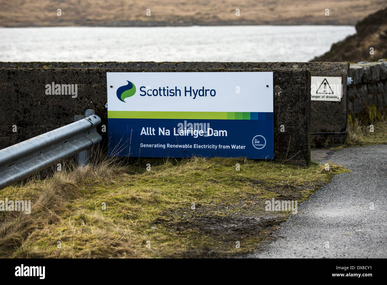 Allt na Lairige Dam is a pre stressed concrete dam creating an ...