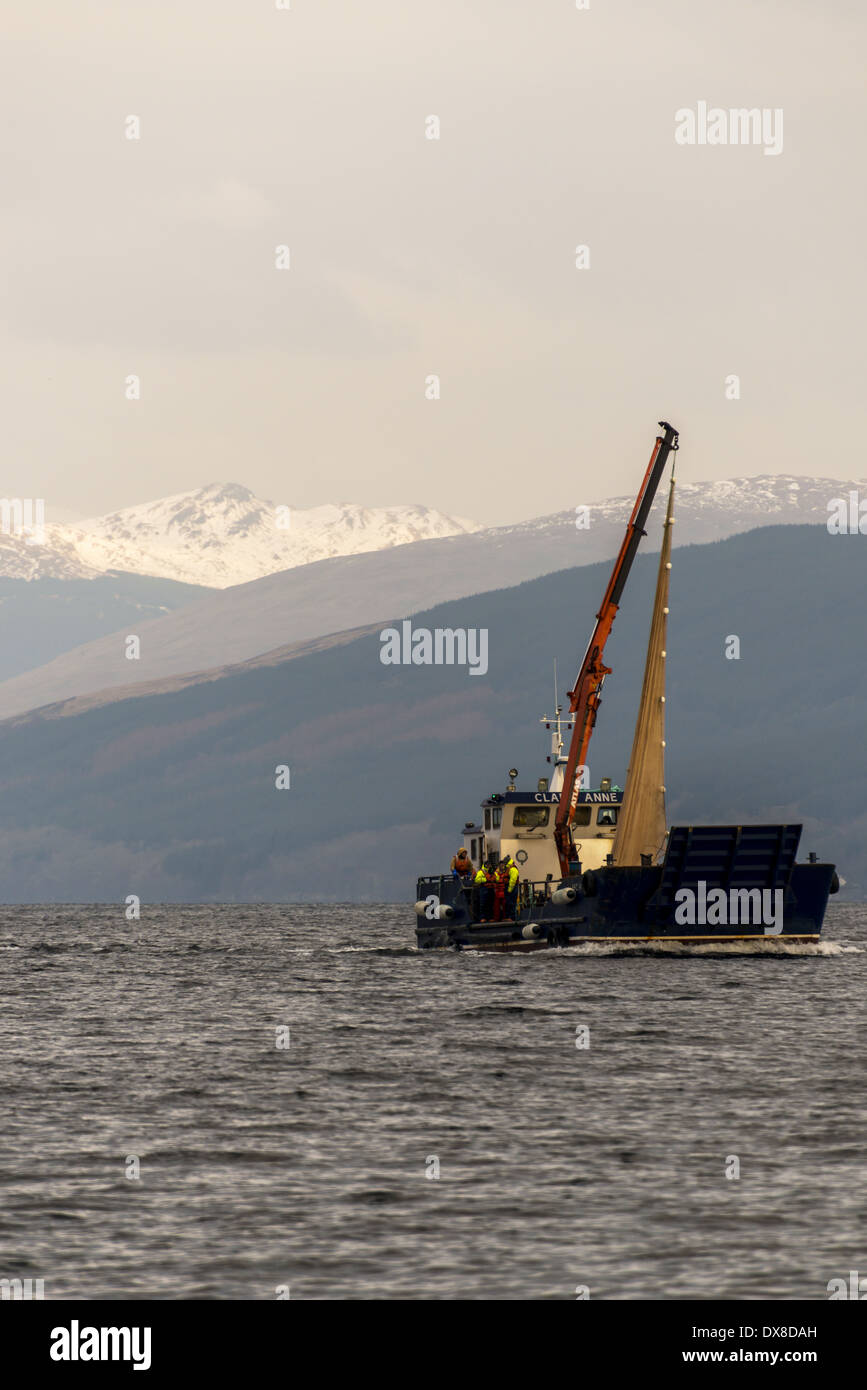 Loch Fyne in Scotland is famous for its salmon which is farmed in the ...