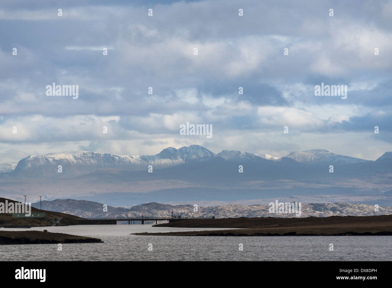 From the A855 which takes in Loch Leathan and The Storr on the isle of ...