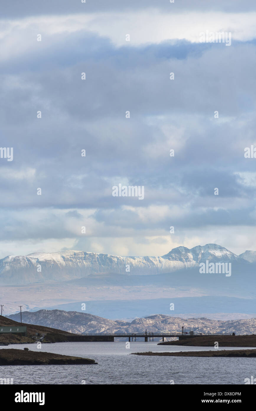 From the A855 which takes in Loch Leathan and The Storr on the isle of ...