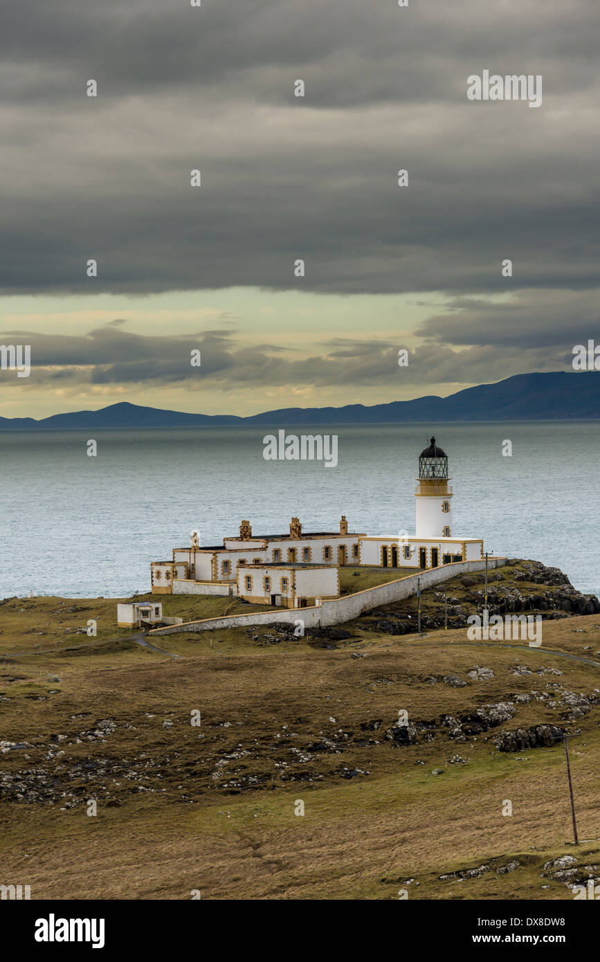 Neist Point Lighthouse on the Isle of Skye, Scotland, designed by David ...