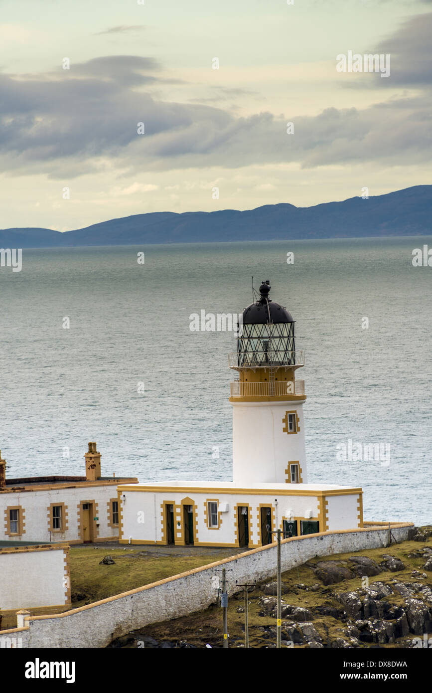 Neist Point Lighthouse on the Isle of Skye, Scotland, designed by David ...