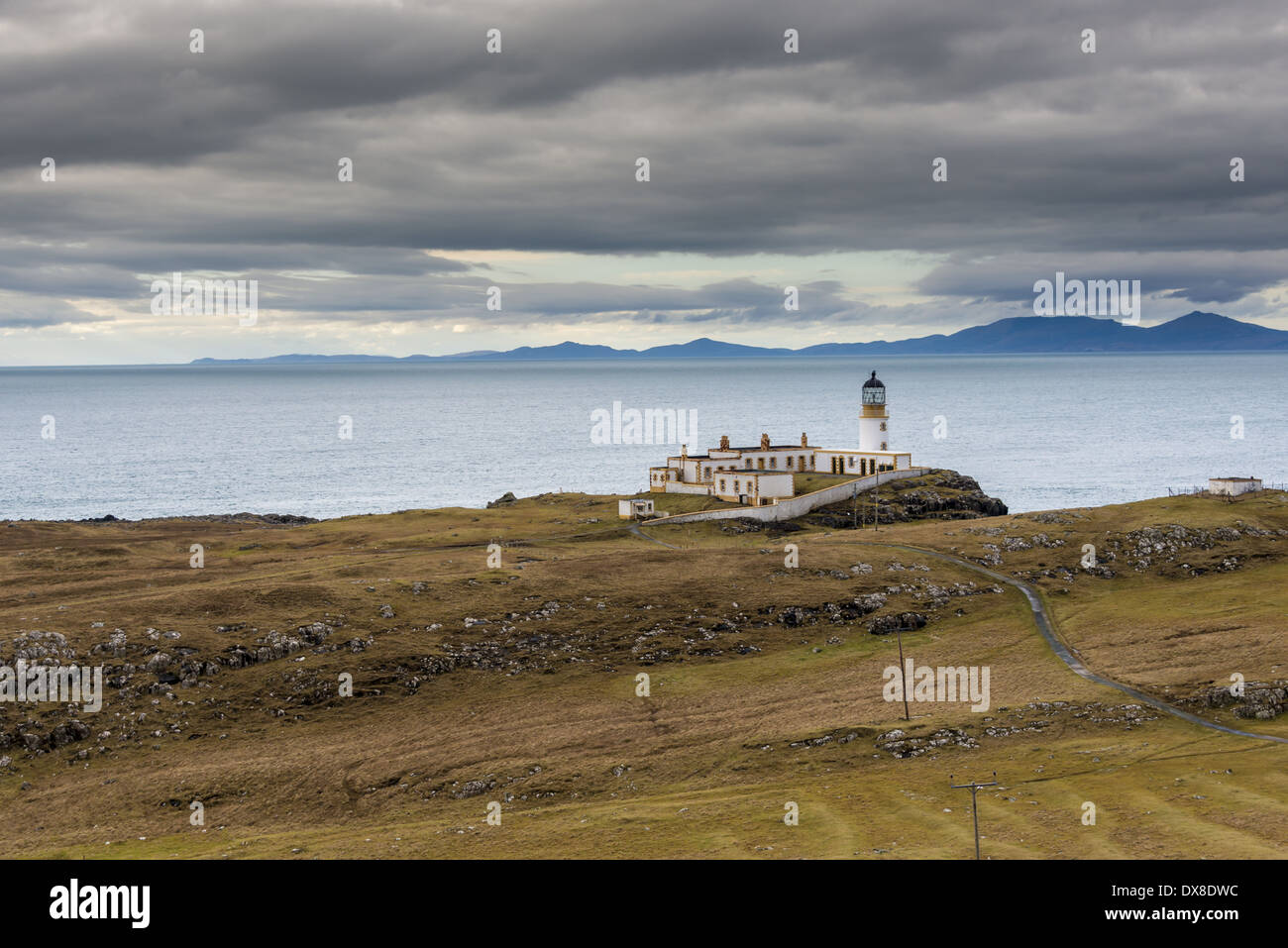 Neist Point Lighthouse on the Isle of Skye, Scotland, designed by David ...