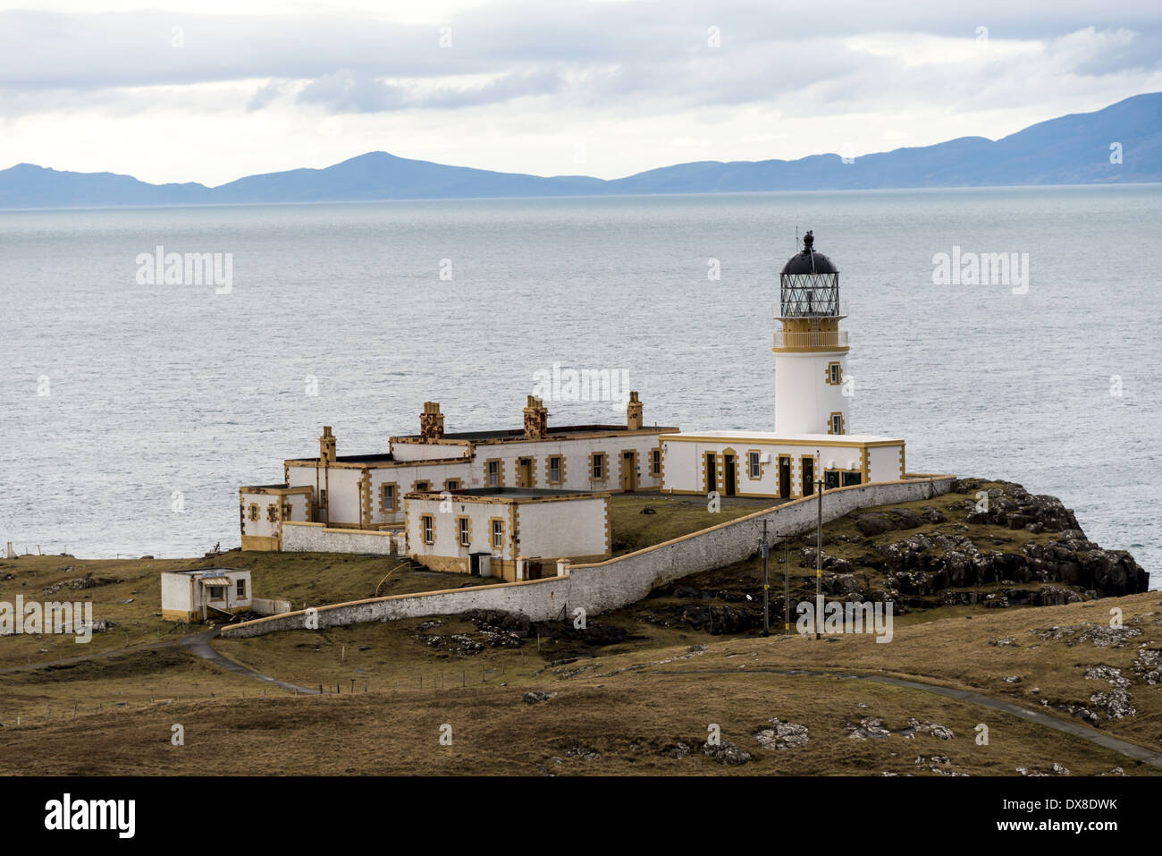 Neist Point Lighthouse on the Isle of Skye, Scotland, designed by David ...