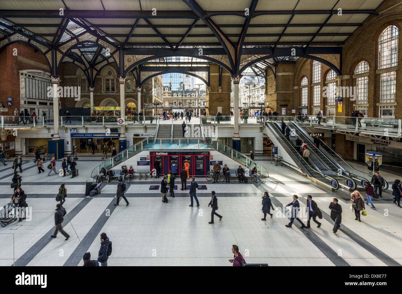 Liverpool Street station, also known as London Liverpool Street, is a ...