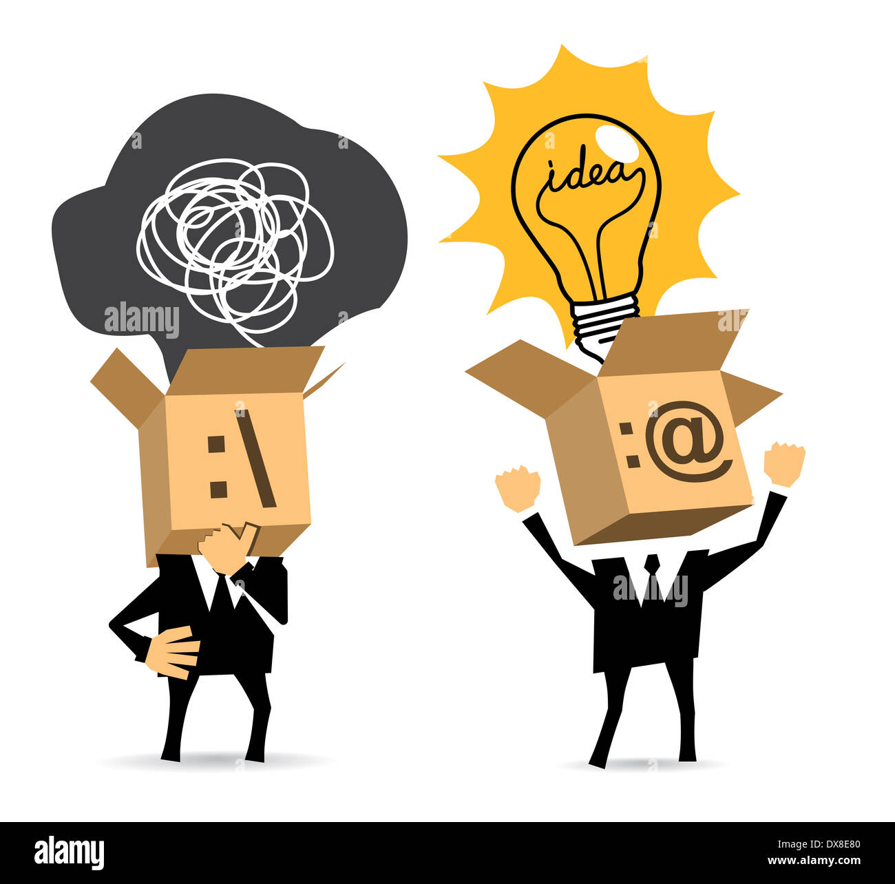 Thinks. Have an idea Stock Photo - Alamy