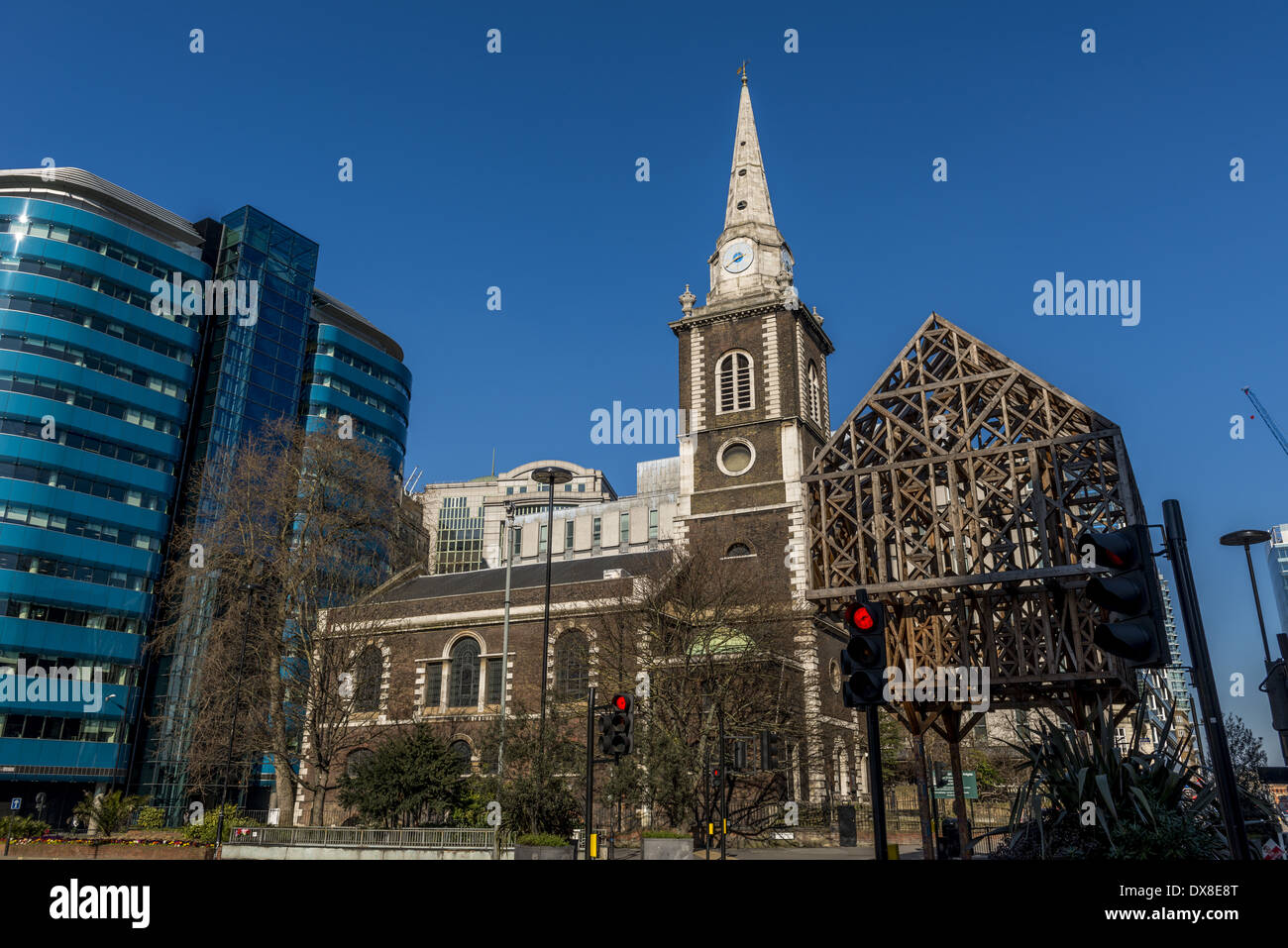 St botolphs aldgate church hi-res stock photography and images - Alamy
