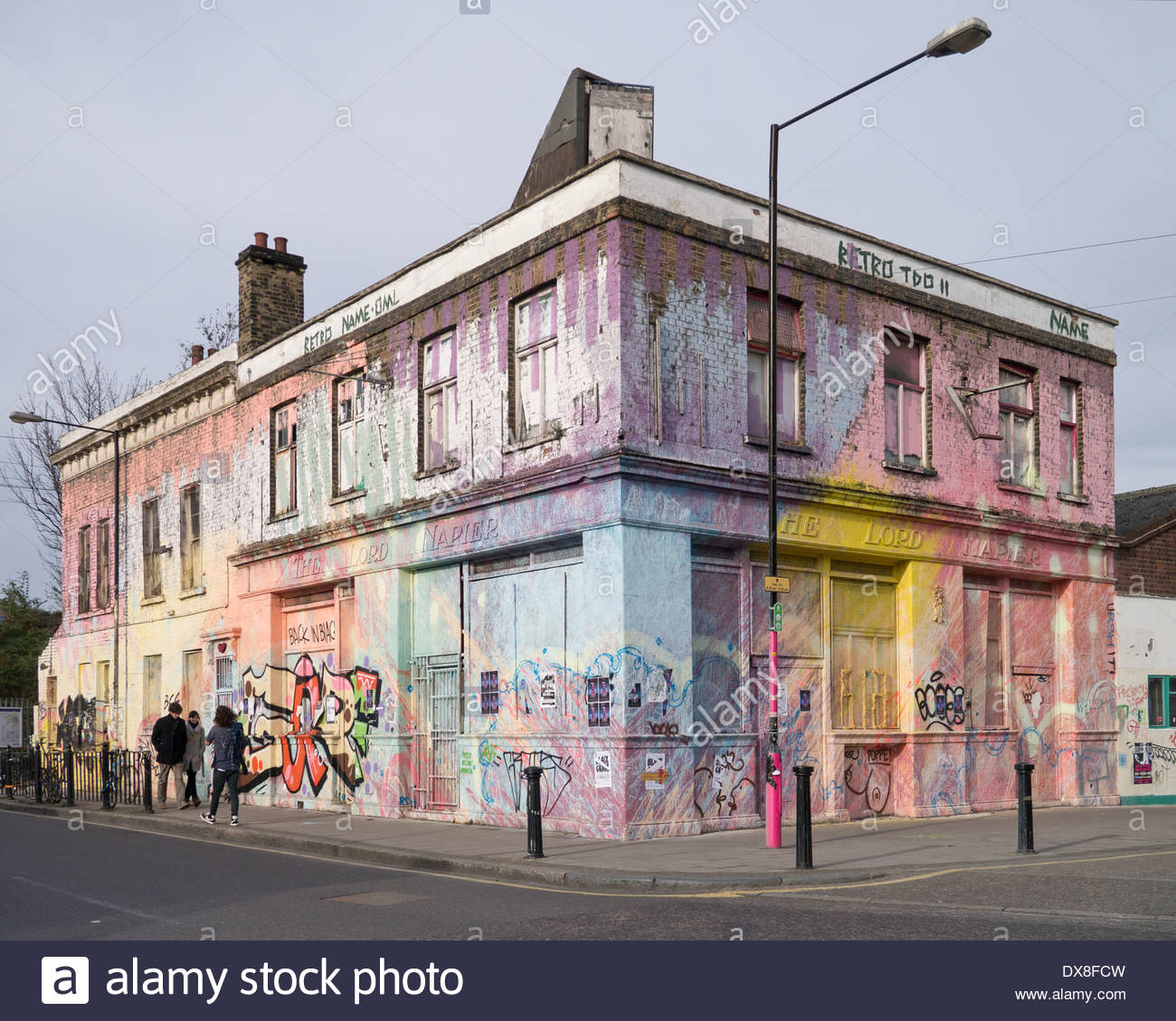 Graffiti And Street Art In Hackney Wick High Resolution Stock ...