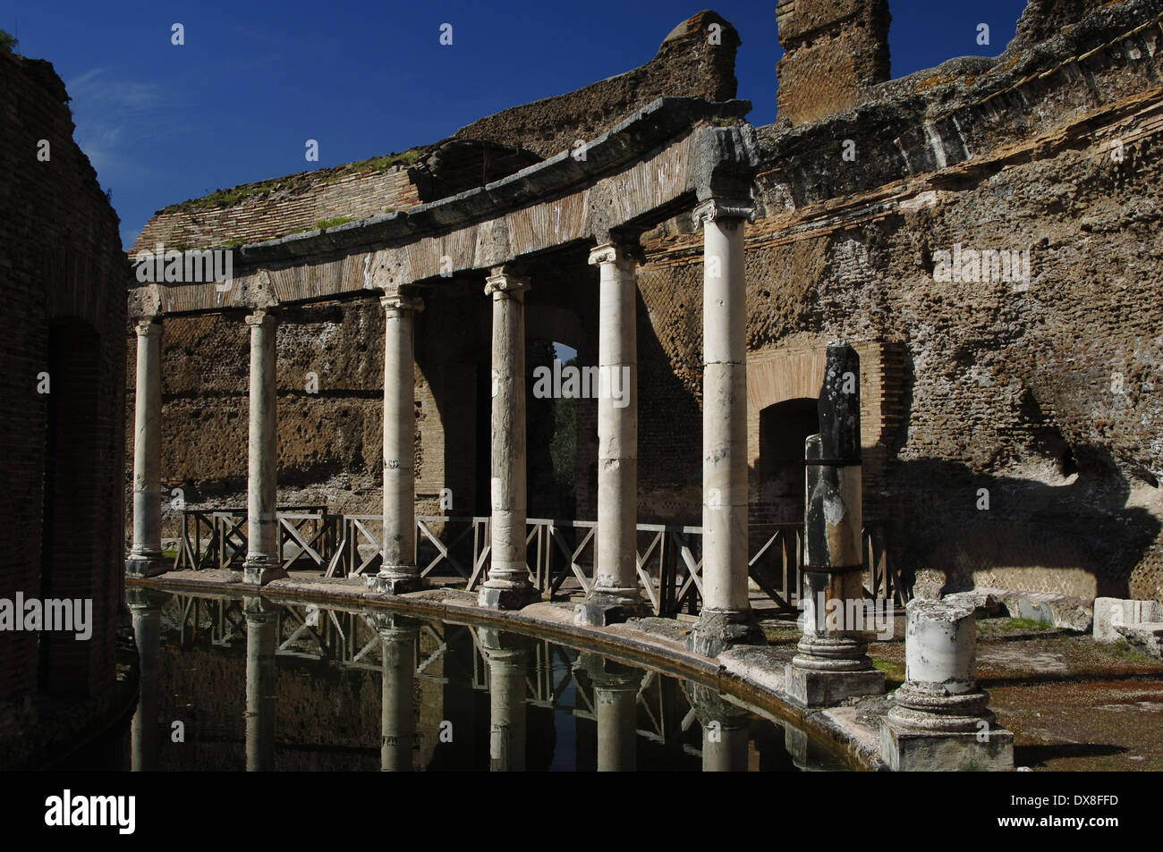 Italy. Hadrian's Villa. Imperial Villa built by Emperor Hadrian (76-138 ...