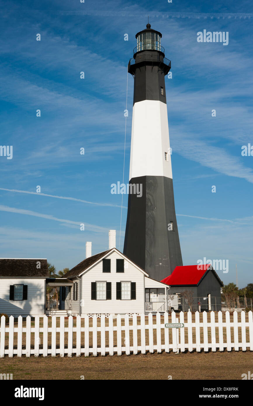Tybee Lighthouse - Tybee Island, Georgia USA Stock Photo - Alamy