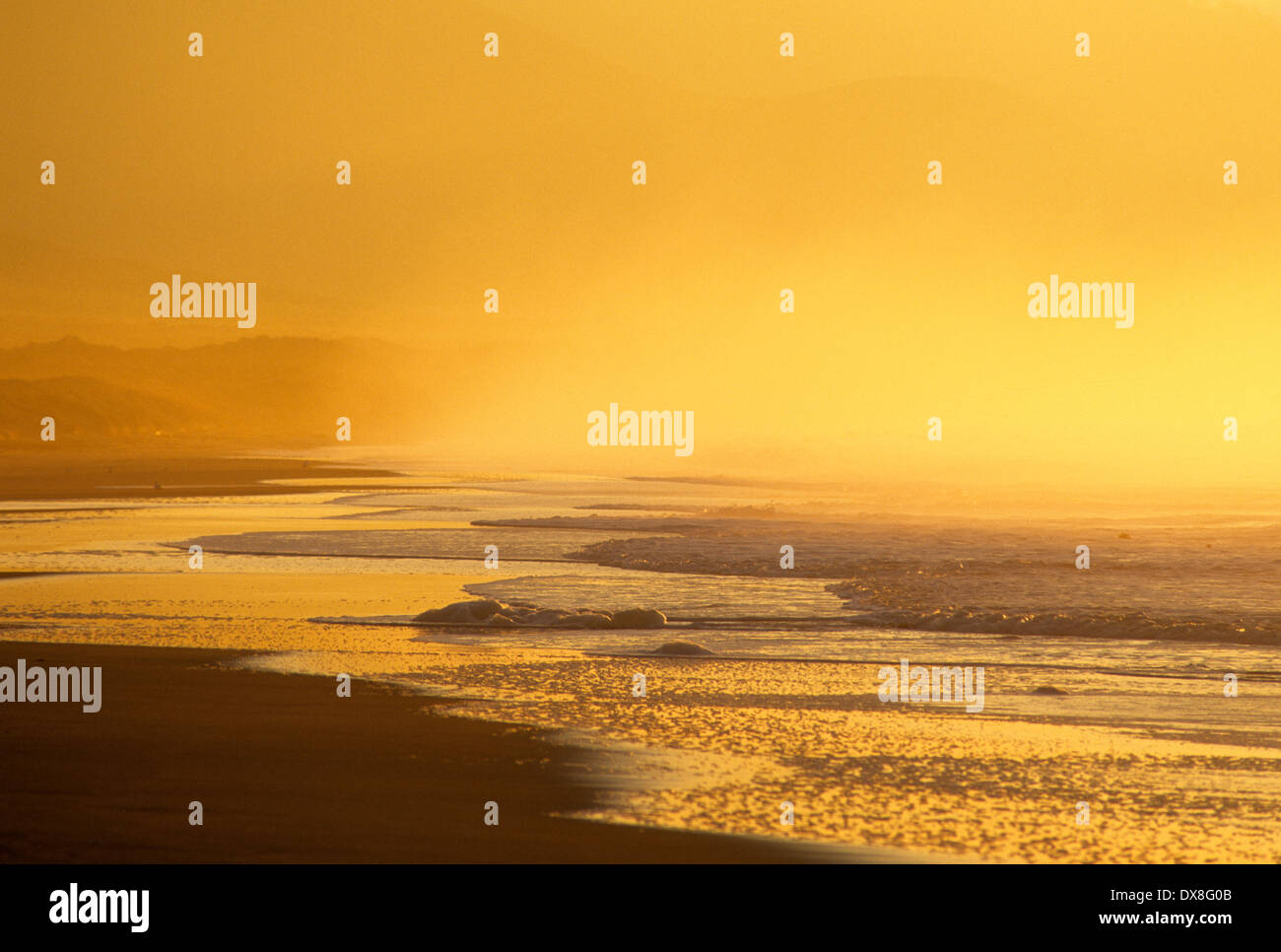 Limantour Beach sunrise, Philip Burton Wilderness Area, Point Reyes ...