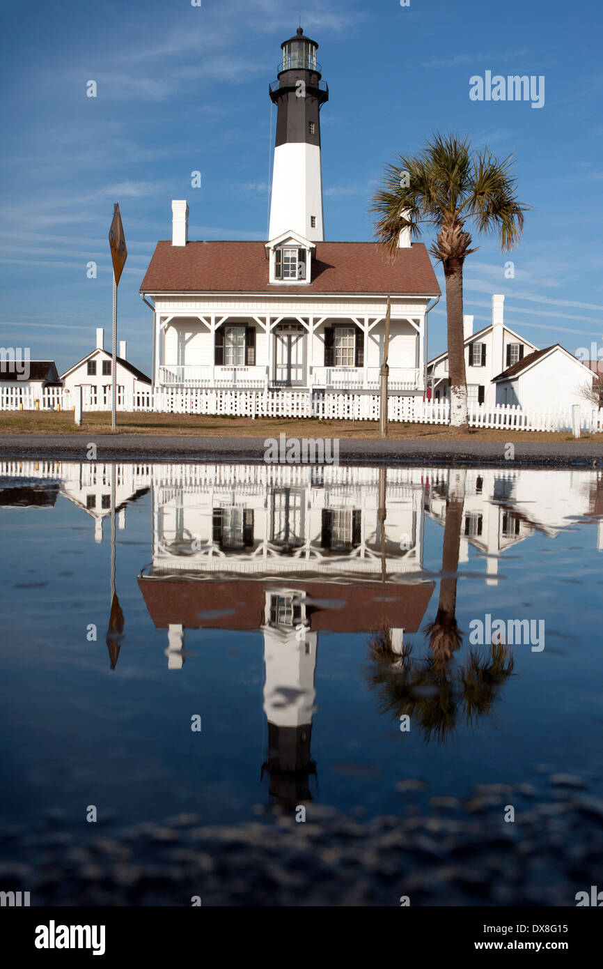 Tybee Lighthouse - Tybee Island, Georgia USA Stock Photo - Alamy