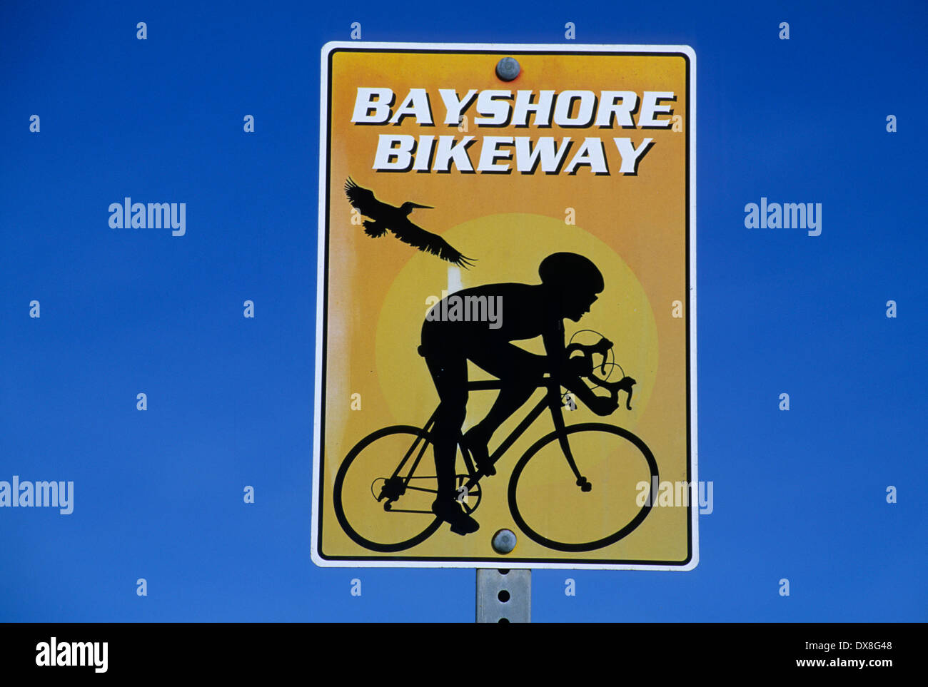 Bayshore Bikeway sign, South San Diego Bay Unit-San Diego National ...