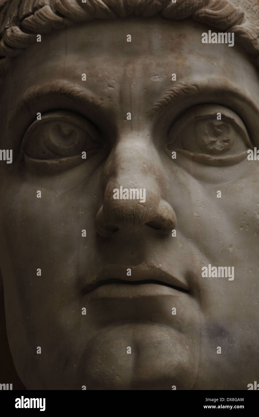 Constantine I, The Great (272-337). Roman Emperor. Bust of Constantine ...