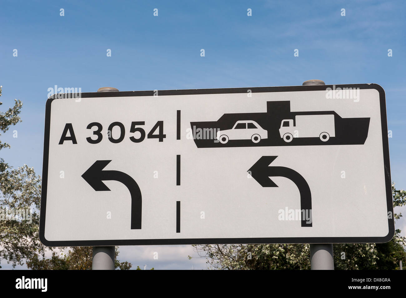 Ferry route signage hi-res stock photography and images - Alamy
