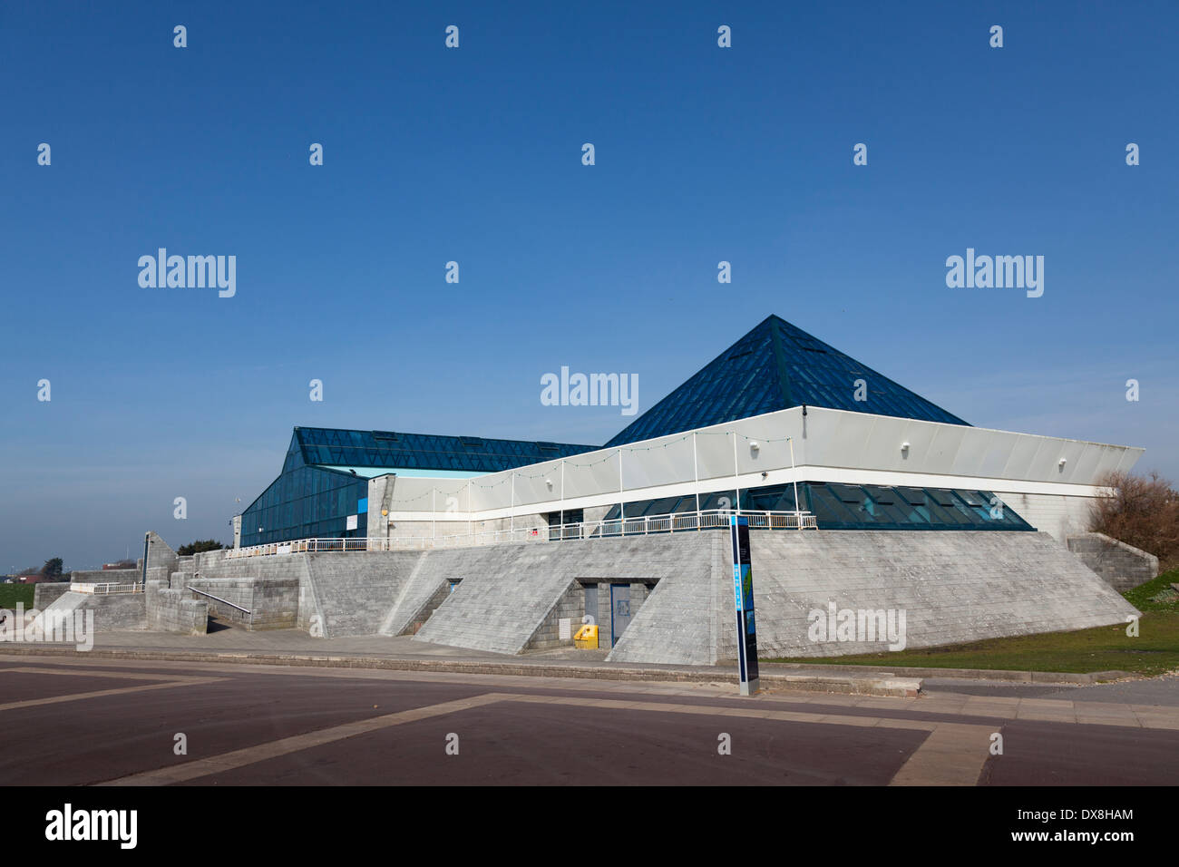 Exterior on The Pyramids Centre, Southsea Stock Photo - Alamy