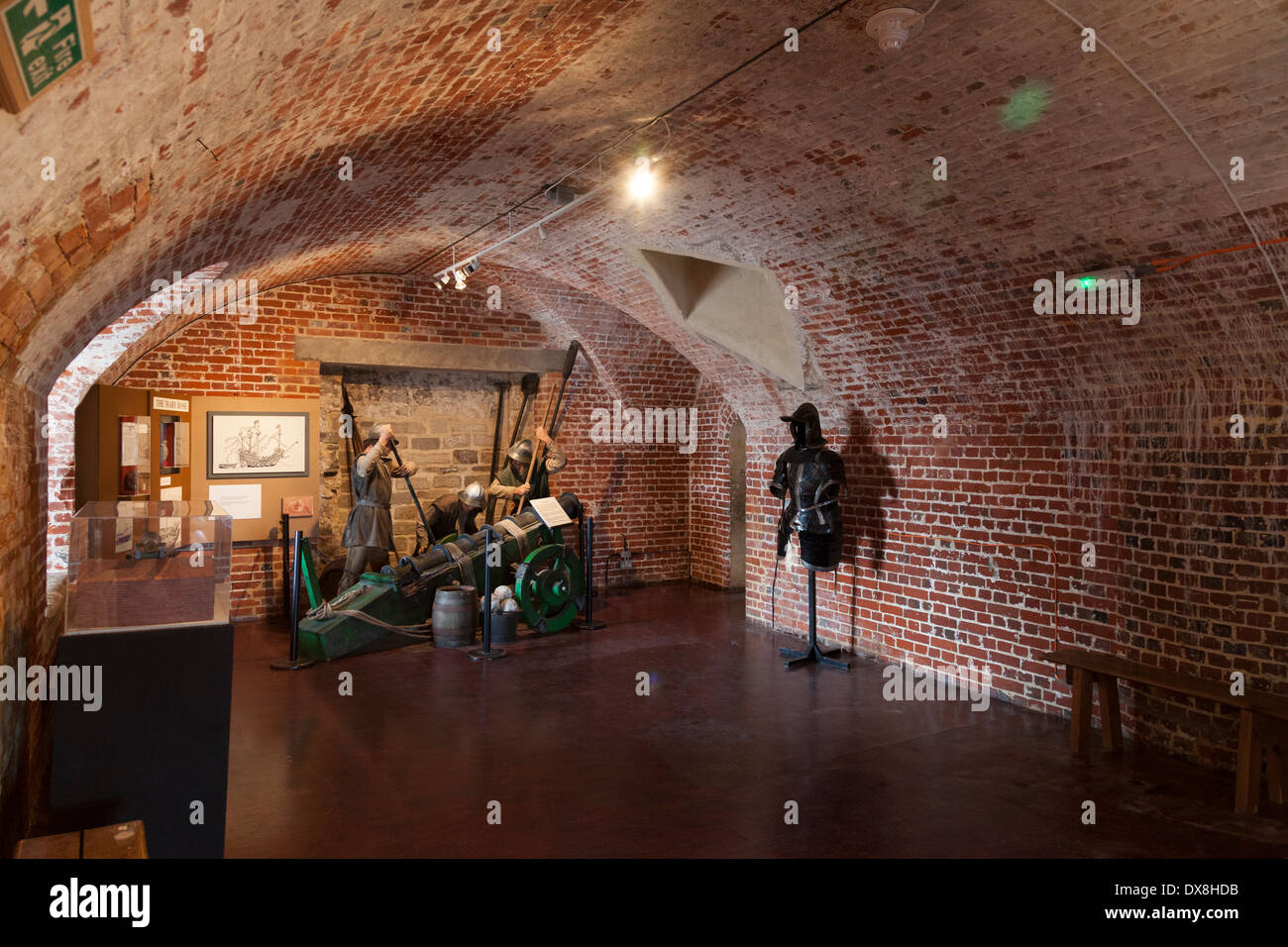 Southsea castle museum interior hi-res stock photography and images - Alamy