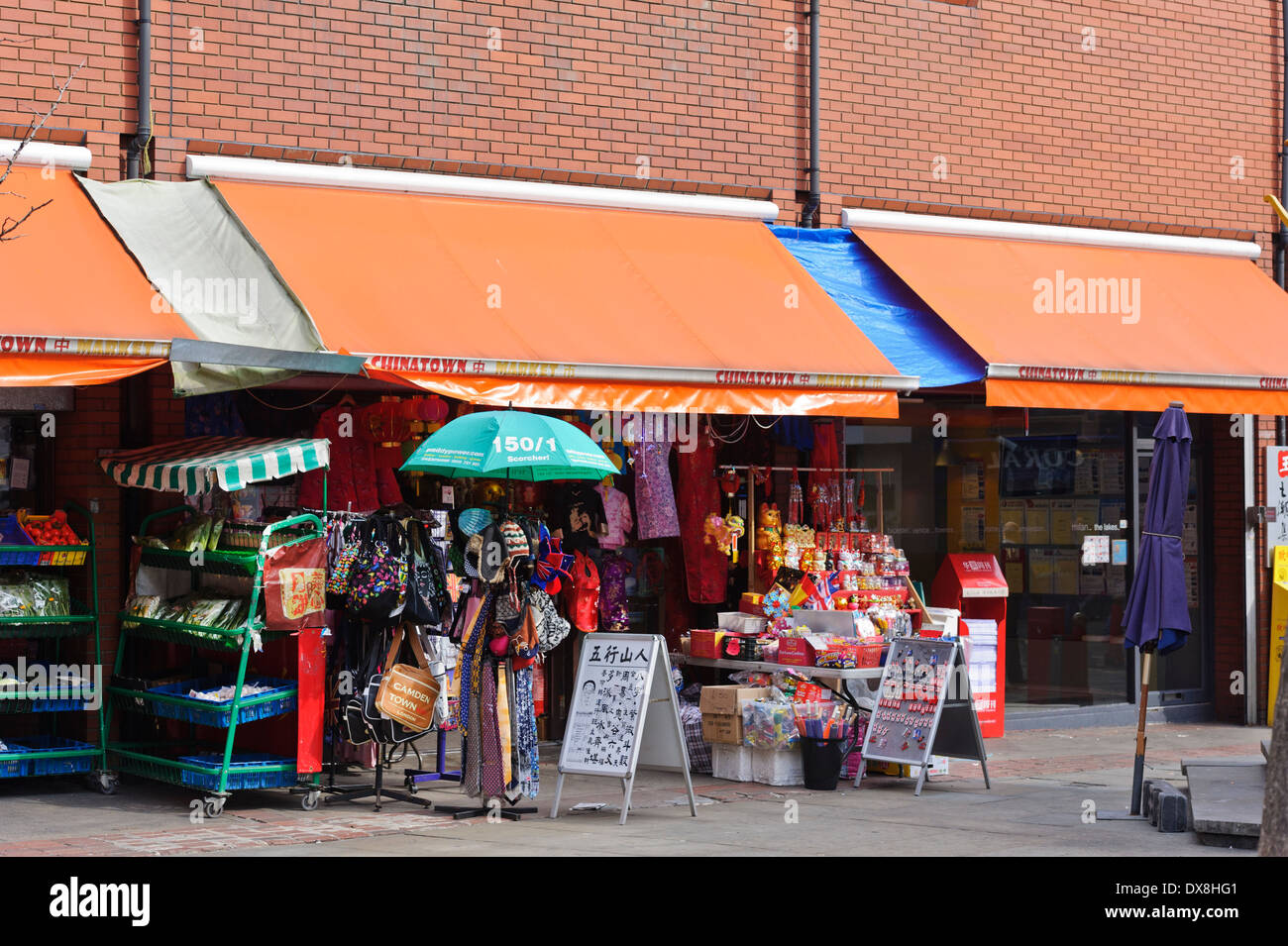 A grocery shop in Chinatown, London, England, United Kingdom Stock ...