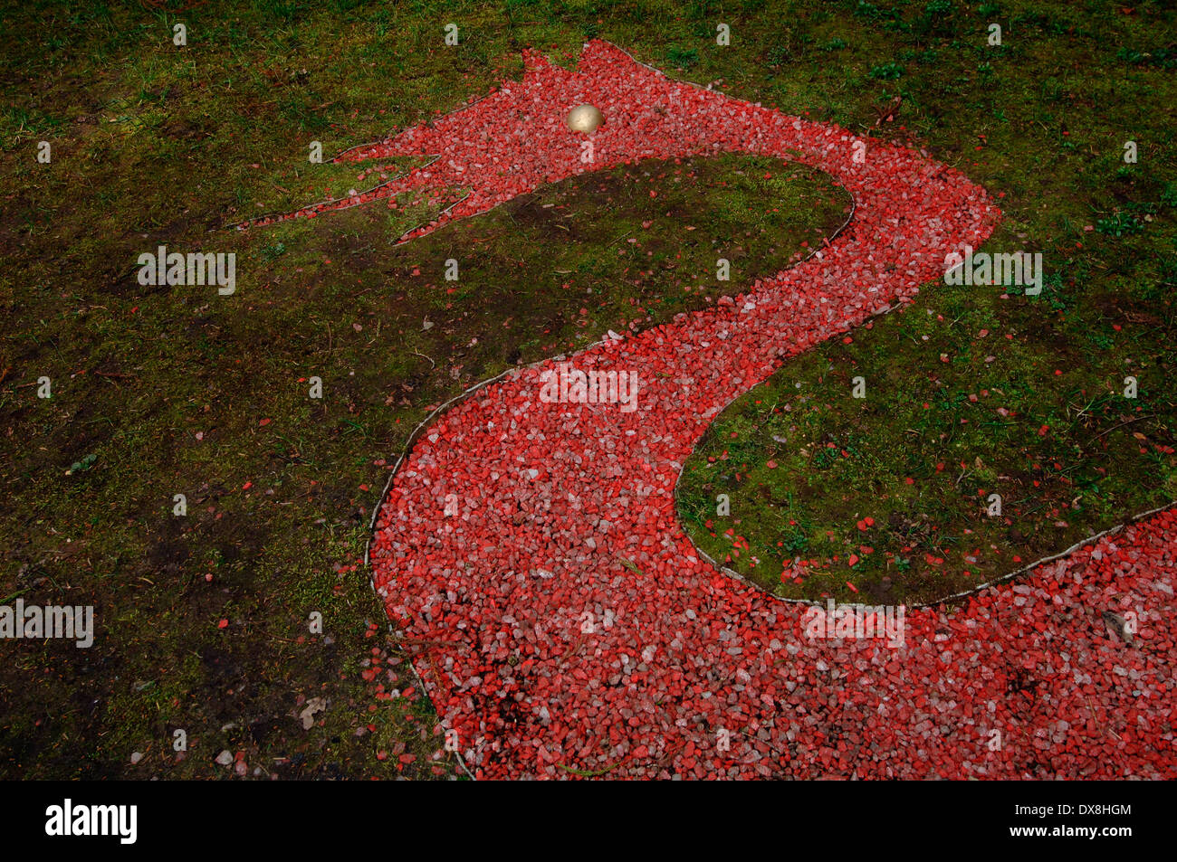 A Red Chinese Dragon Stock Photo - Alamy