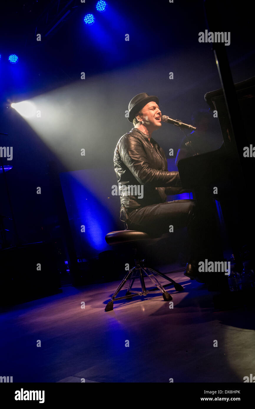Milan, Italy. 19th March 2014. The American pop-rock singer GAVIN ...