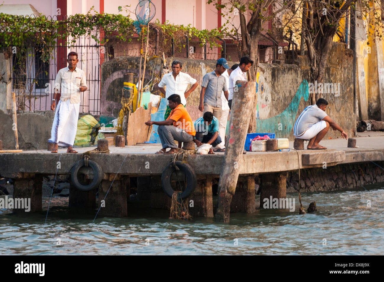South Southern India Kerala Cochin Kochi Arabian Sea Vembanad Lake ...