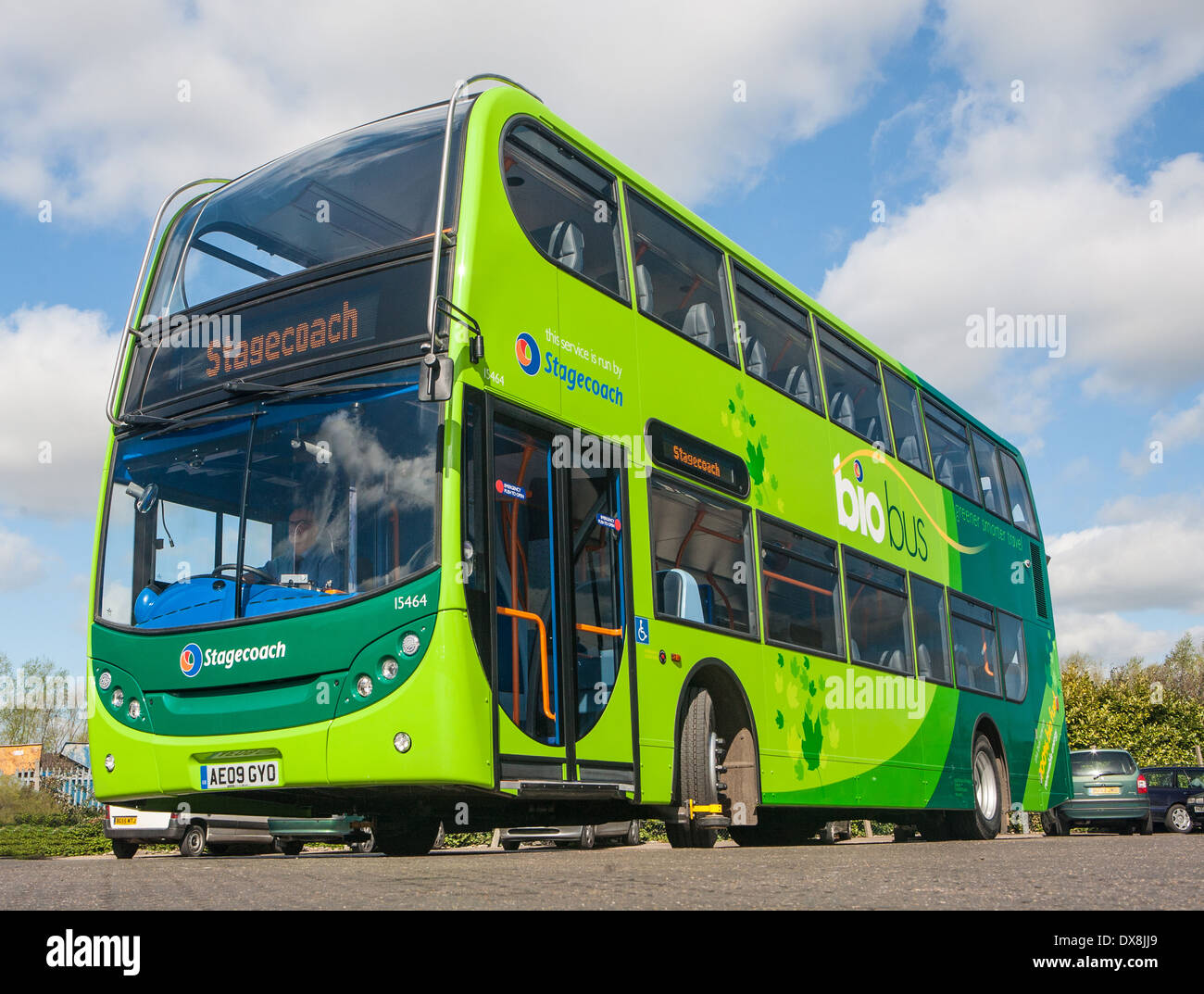 Cambridgeshire guided Busway Stock Photo - Alamy